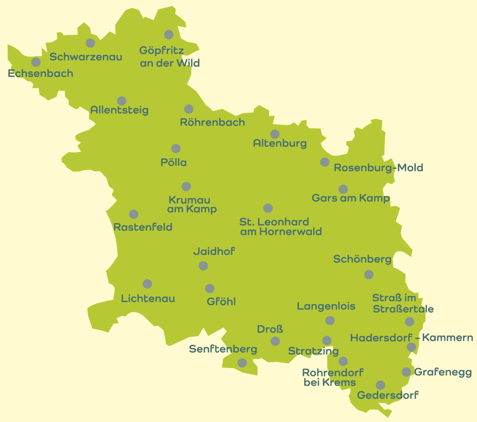 Die Region - LEADER-Region Kamptal